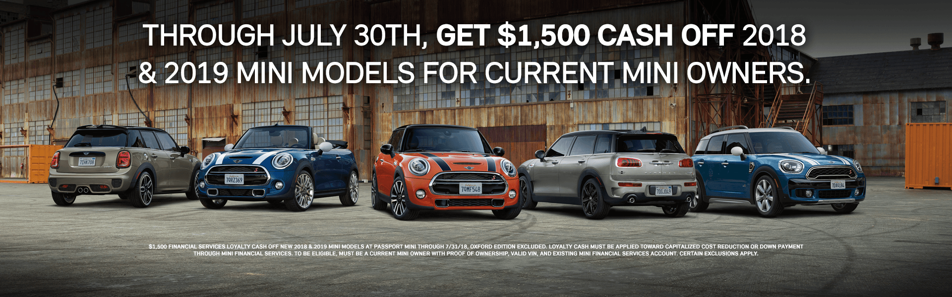 Get $1,500 Cash Off, 1.9% APR on New 2018 & 2019 MINI Models for ...